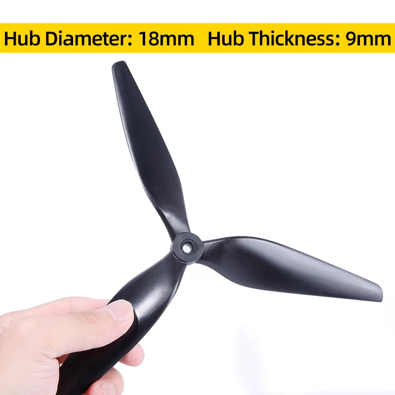 9x5x3 Propeller HQProp - 9 Inch 3-Blade CW/CCW Carbon Fiber Nylon Props ...