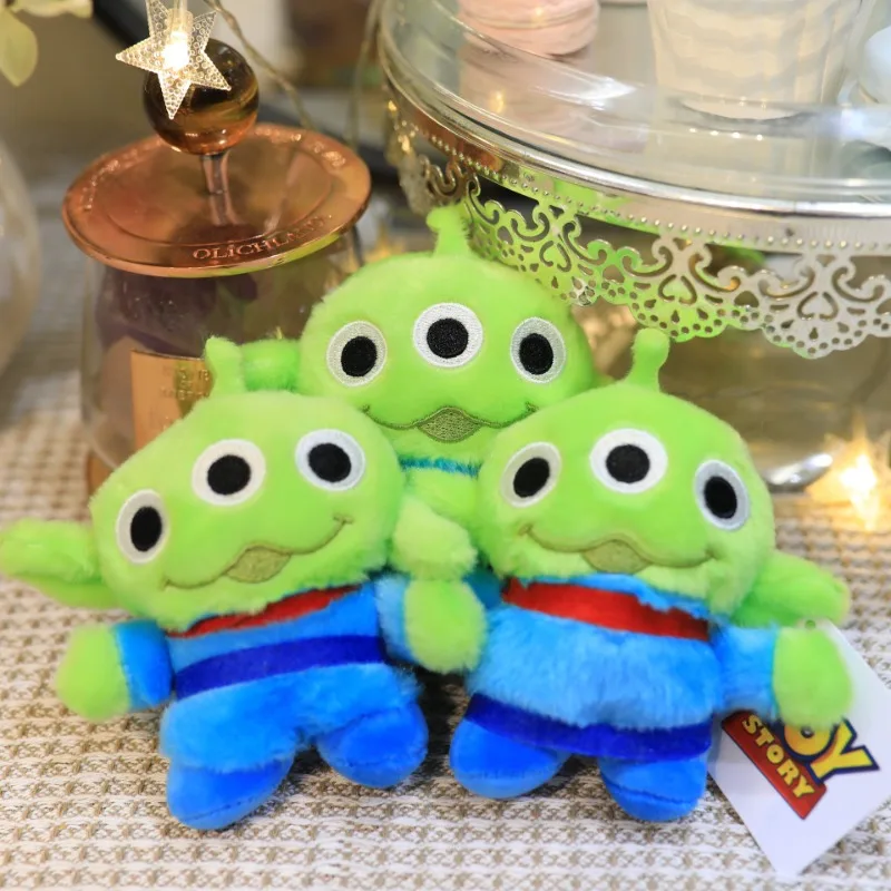 Cute Anime Disney Toy Story Alien Cartoon Plush Toys 12cm Pendant ...