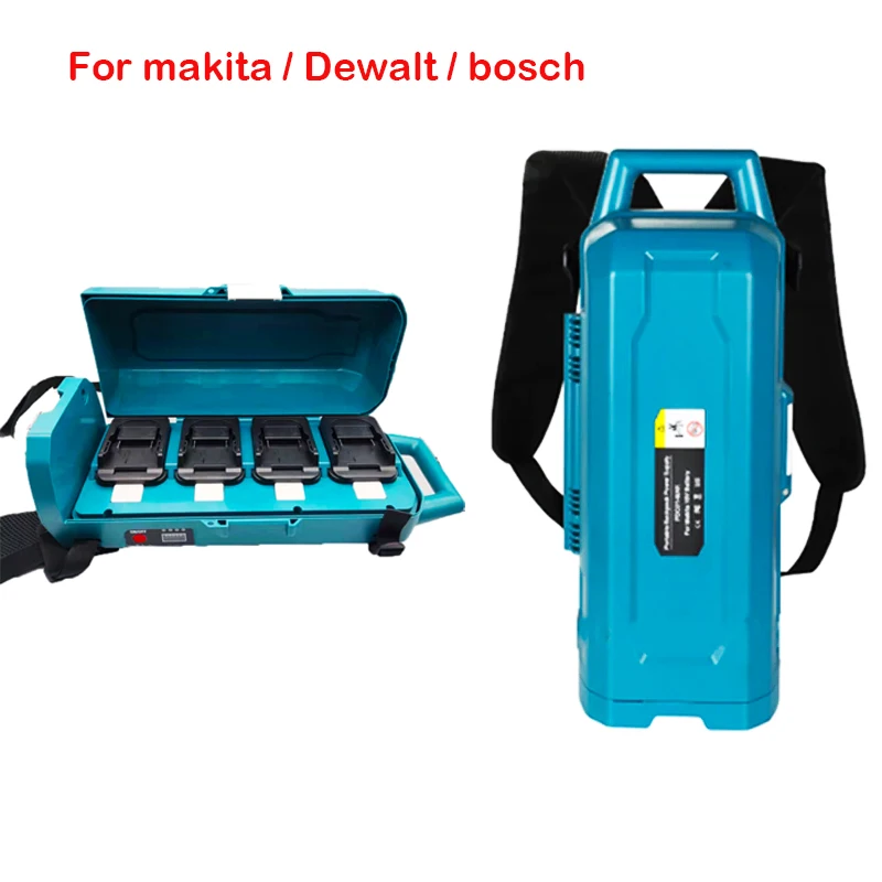 Supply Backpack Portable Power Battery Power Bank For makita For Dewalt ...