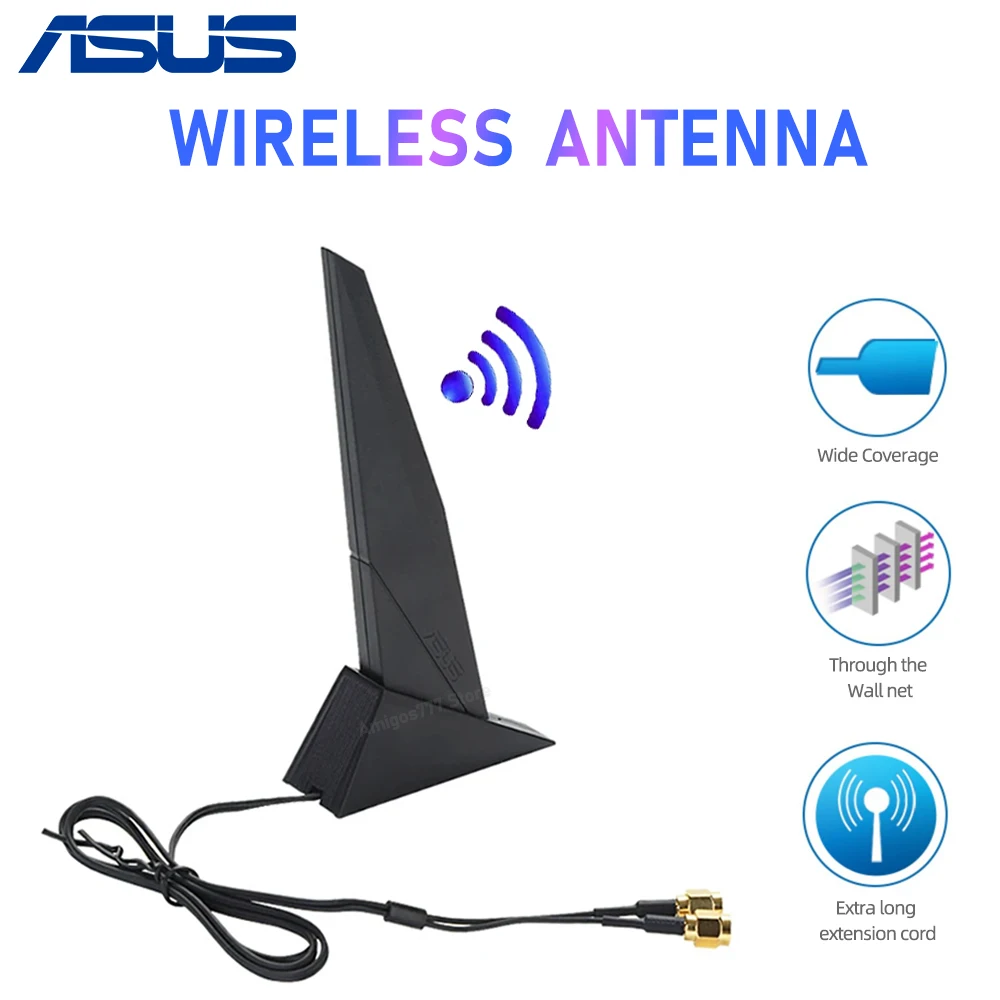 Two In One Motherboard Wireless WIFI Network Card Module Antenna For ...