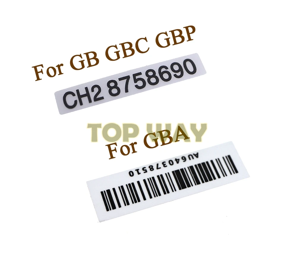 5PCS-For-GB-GBC-GBP-Game-Console-New-Lables-Back-Stickers-Replacement ...