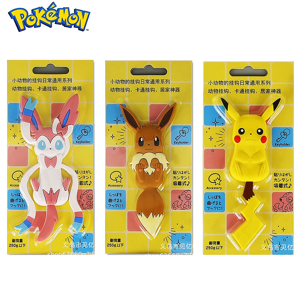 New Pokemon Anime Pikachu Eevee Leafeon Sylveon Mew Cartoon Creative ...