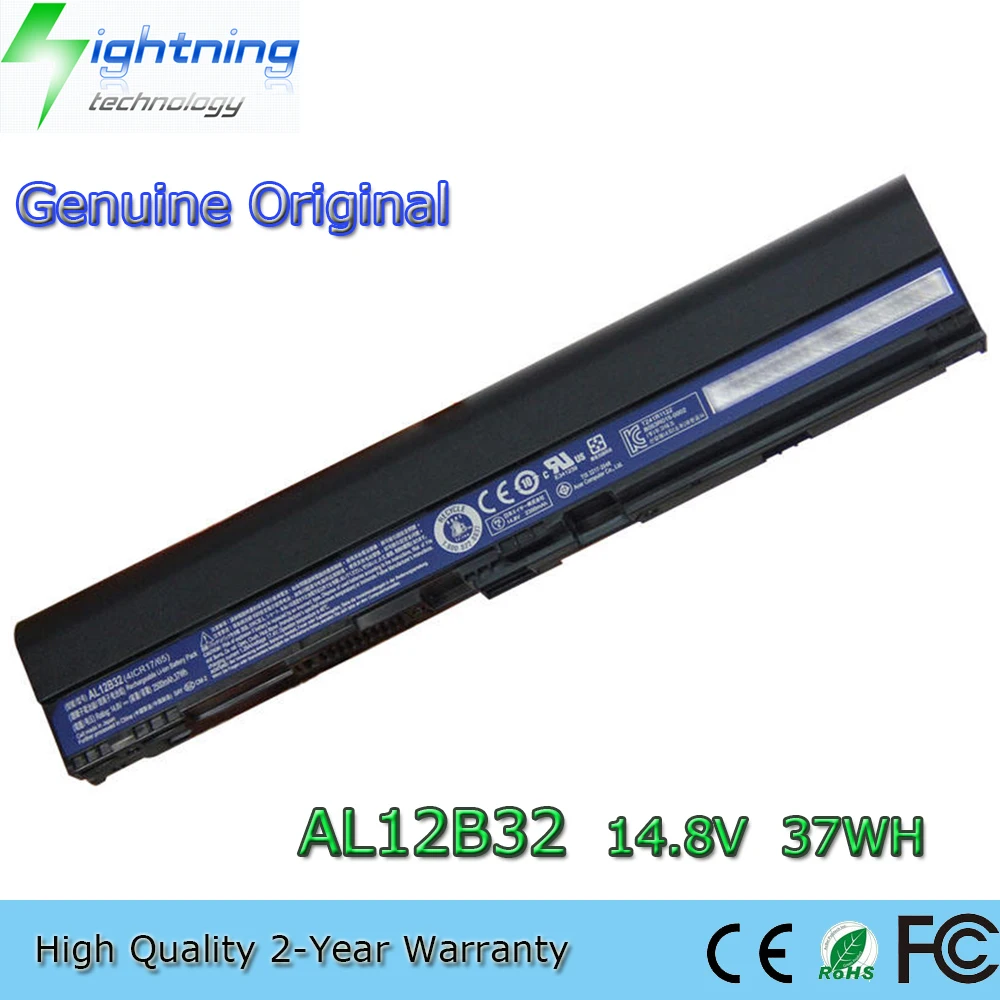 New-Genuine-Original-AL12B32-14-8V-2500mAh-Laptop-Battery-for-Acer ...