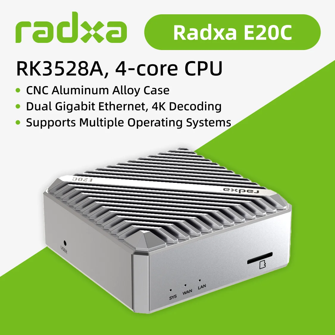 Radxa-E20C-4-core-CPU-Dual-Gigabit-Ethernet-CNC-Aluminum-Alloy-Case-4K ...