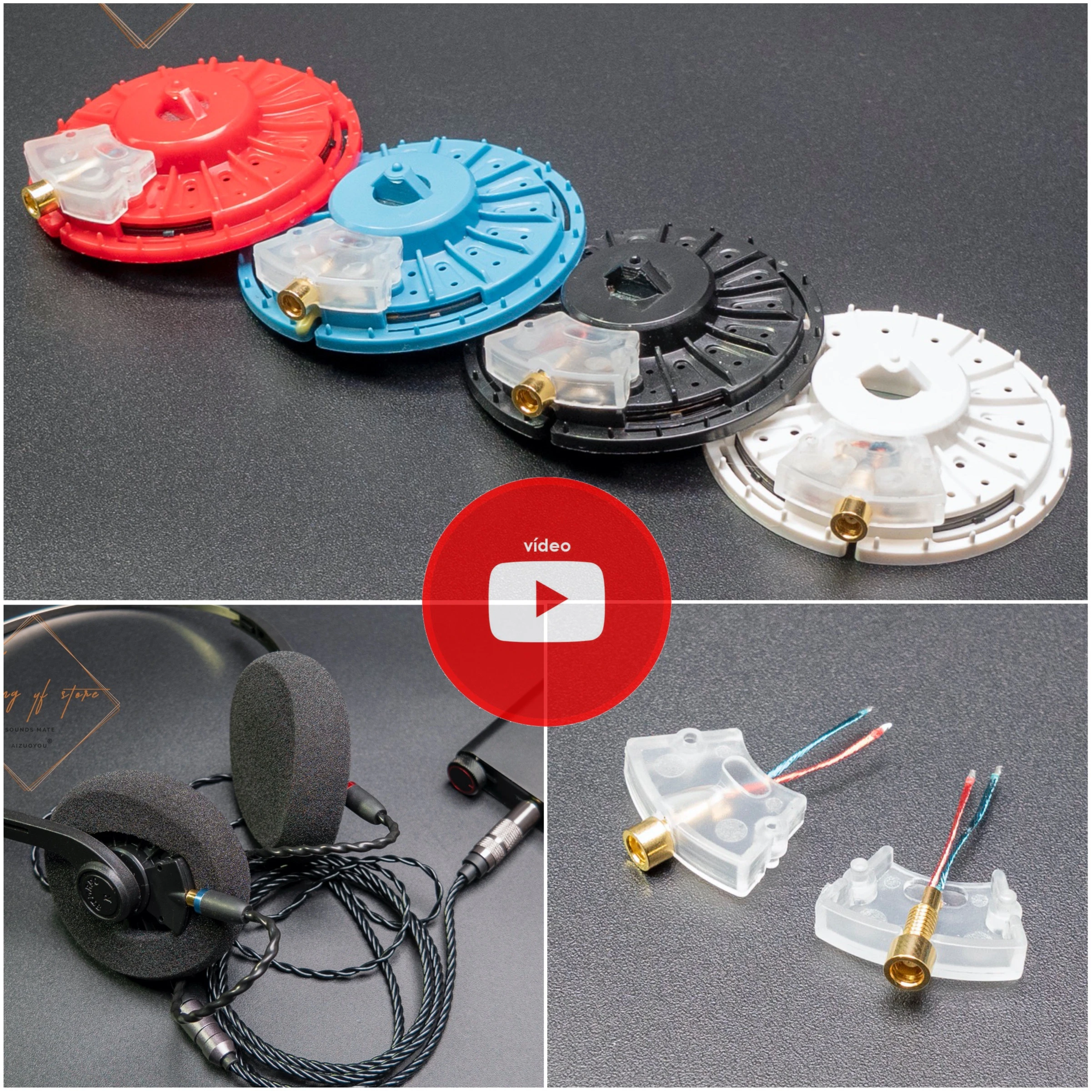 Refit DIY MMCX Cover Balanced Cable For Koss Porta Pro Portapro Ear Pad ...