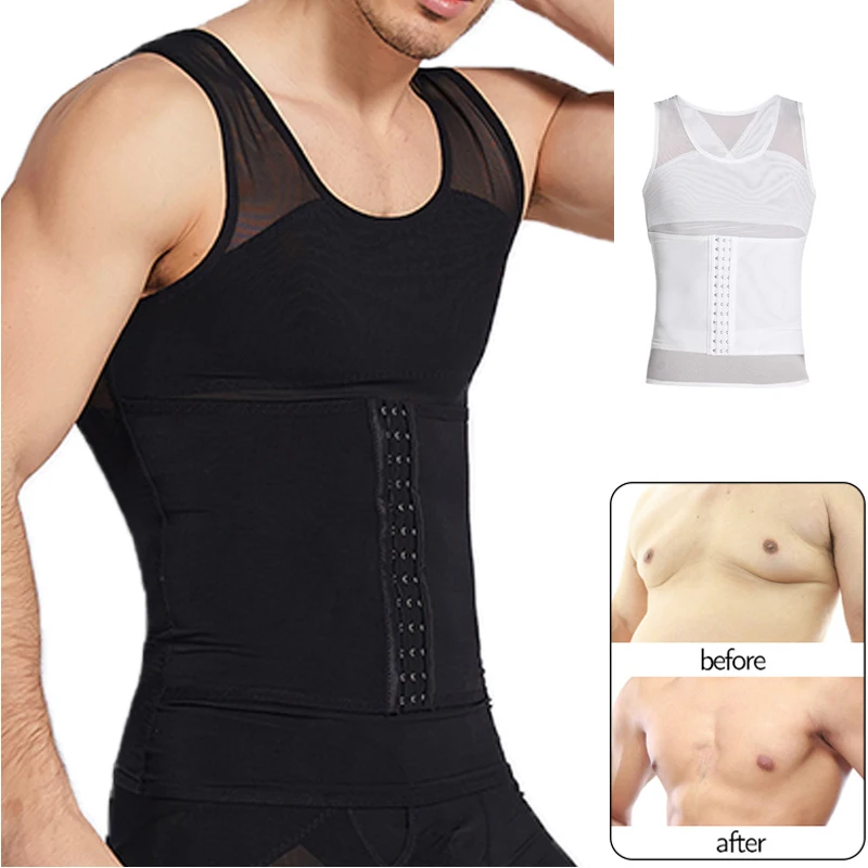 Men-s-Body-Shaper-Compression-Vest-Abdomen-Shapewear-Tummy-Slimming ...