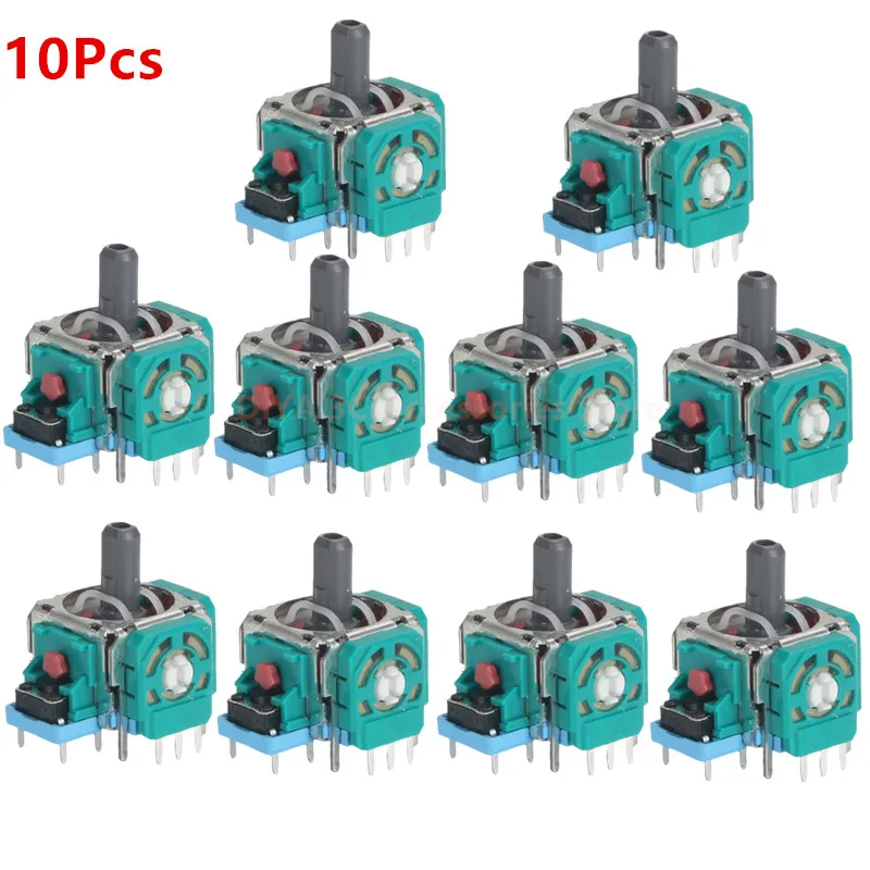 10Pcs/5/1Pc 3D Analog Sensor Module Replacement Controller Joystick Axis Analog Thumb Sticks ...