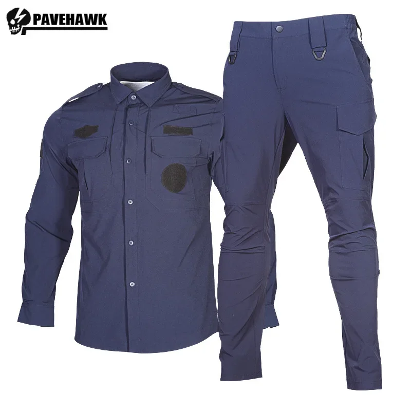 Quick Drying Workwear Suit Men Combat Elastic Tactical Training Set ...
