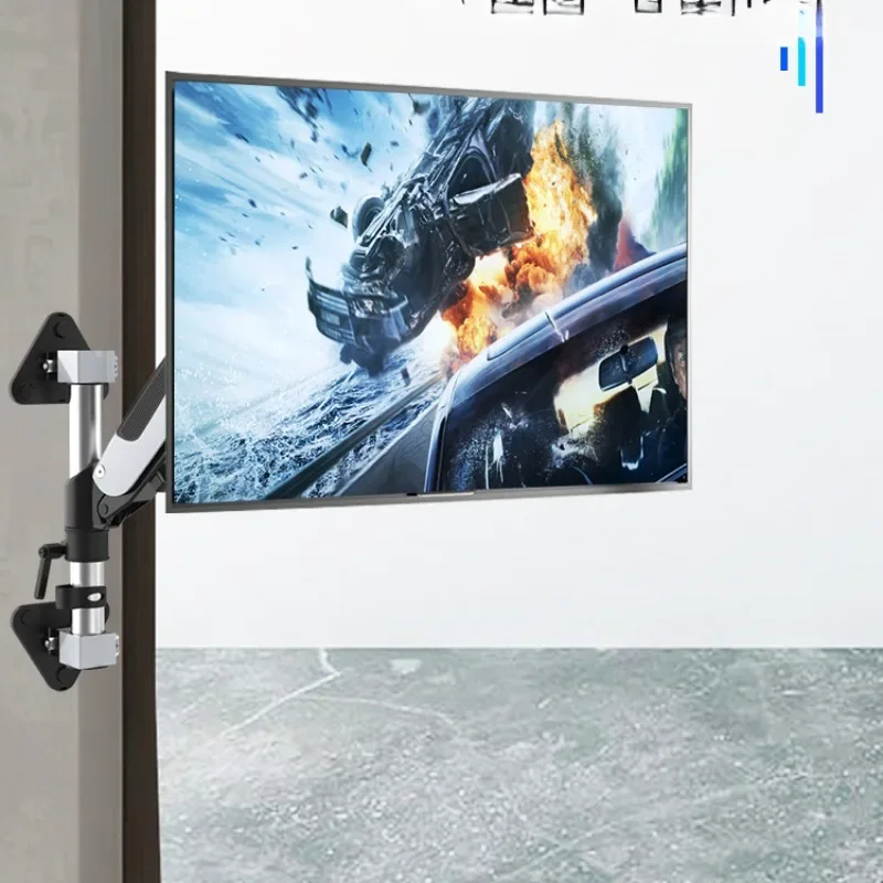 Long-Arm-TV-Hanger-Wall-Mount-Bracket-Rotating-Lifting-Telescopic ...