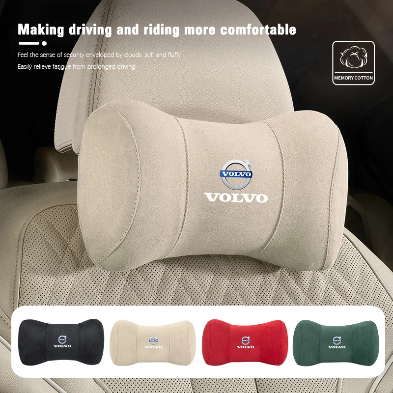 Car-Neck-Protection-Pillow-Headrest-Memory-Cotton-Lumbar-Support-For ...