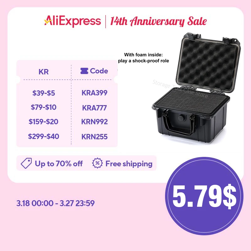 Tool Box Safety Equipment Instrument Case Potable Dry Plastic Tool Box ...