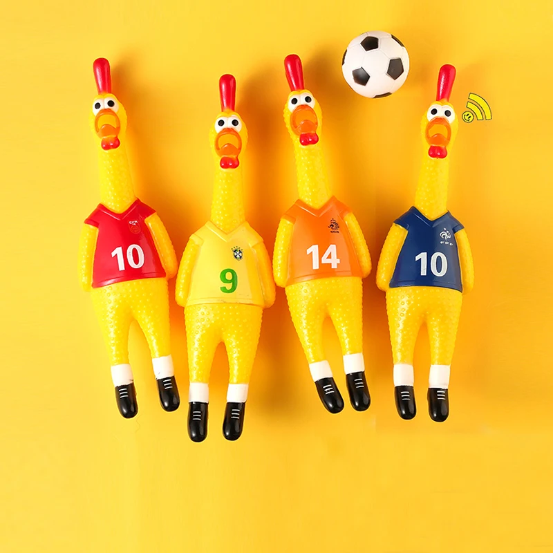 Durable-Yellow-Rubber-Vent-Screaming-Chicken-Squeeze-Sound-Toy-for-Pets ...