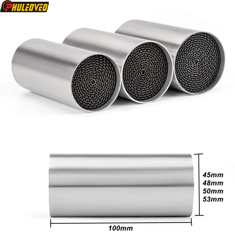 OD:45mm 48mm 50mm 53mm L:40mm 45mm 50mm 100mm Universal Motorcycle ...