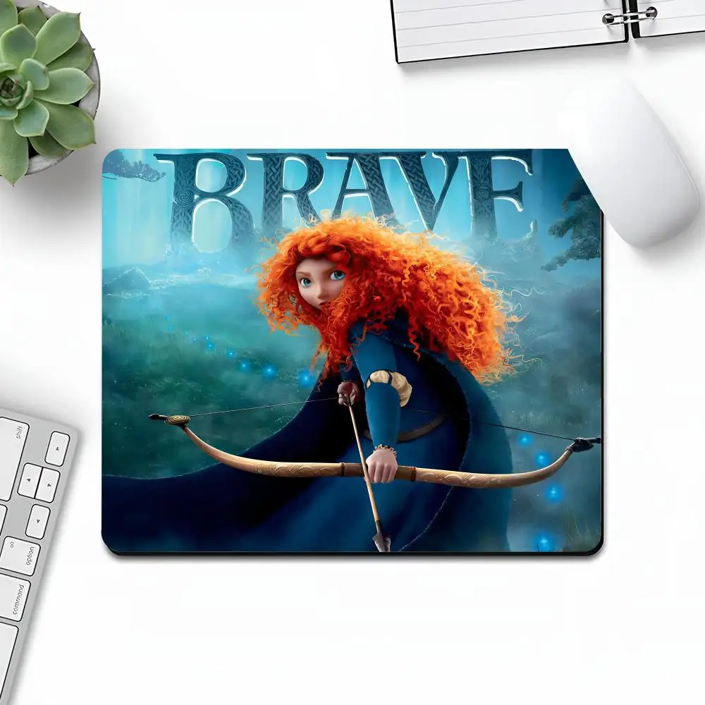 Brave Mouse Pad Art Anime Gaming Gamer Small Rubber Locking Edge Large ...
