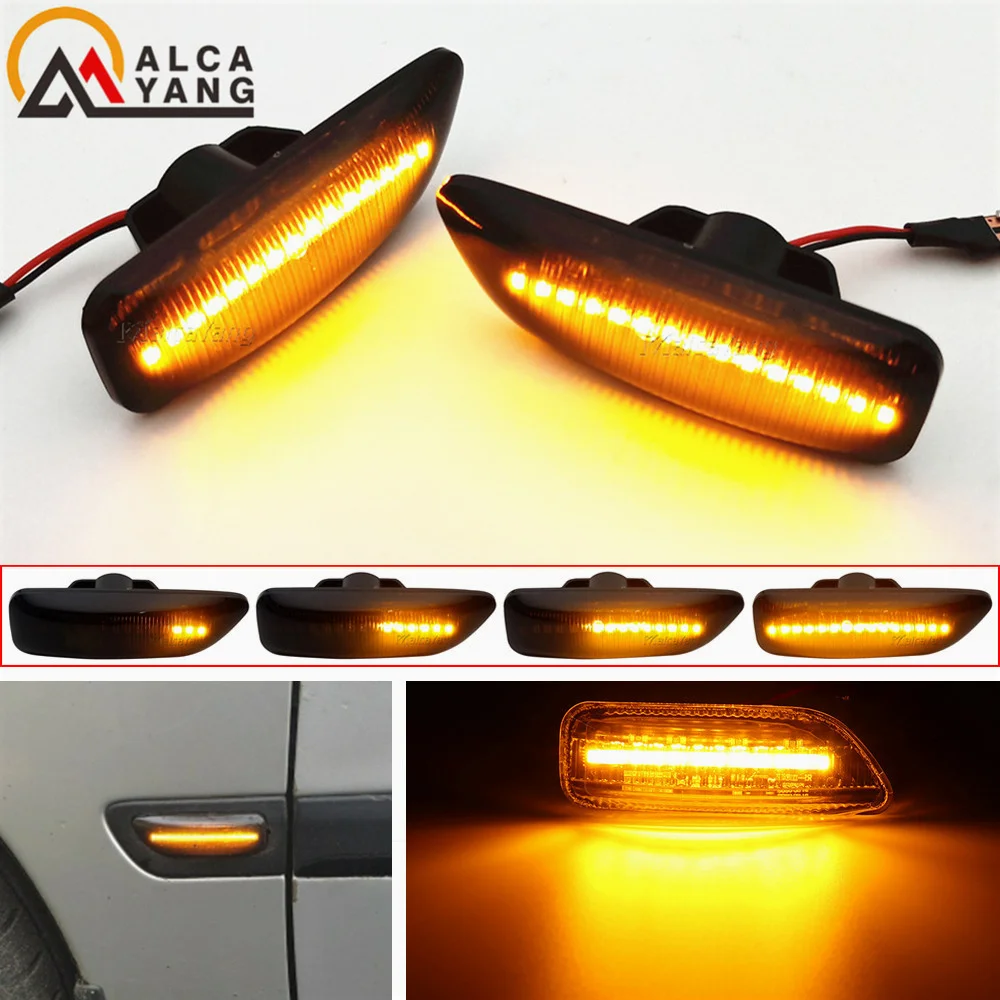 1-pair-For-Volvo-V70-S60-S80-XC70-XC90-2000-2009-2Pcs-LED-Front-Side ...