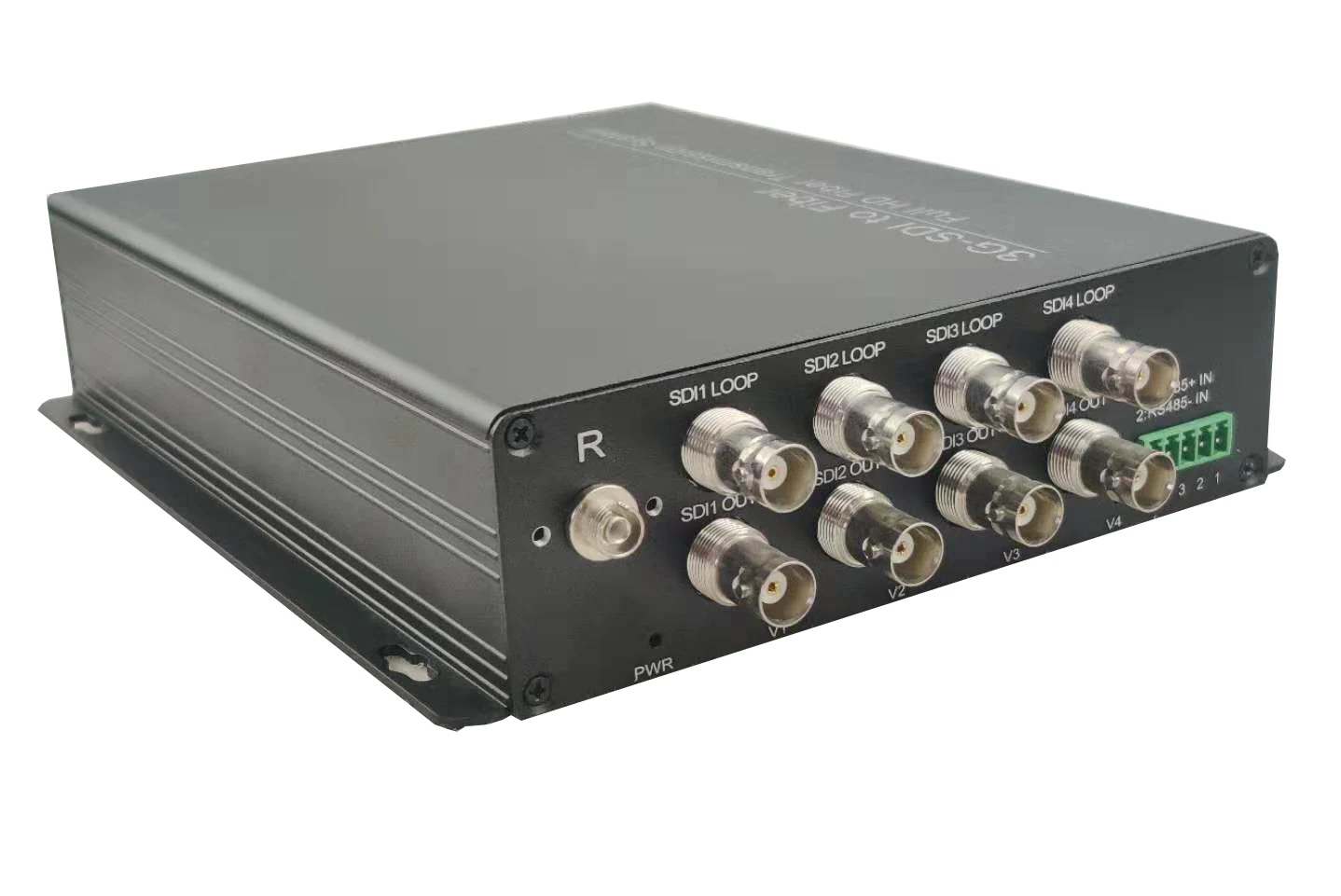 4 channel video transmitter 3g sdi with loop output and data function