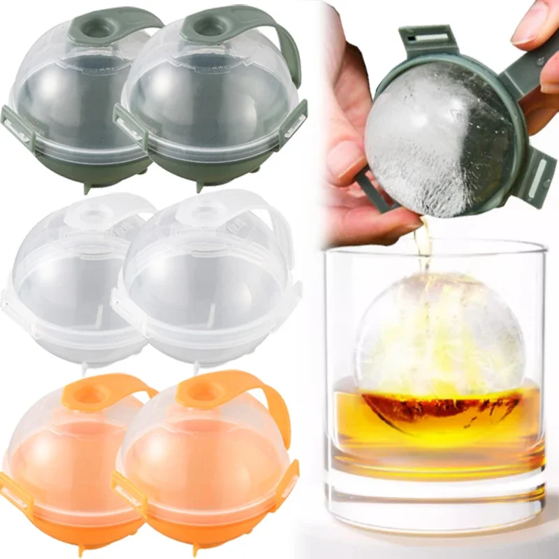 Lots-a-bulk-Round-Ice-Boxes-Ice-Ball-Mold-for-COLD-Drink-Coffee-Ice ...
