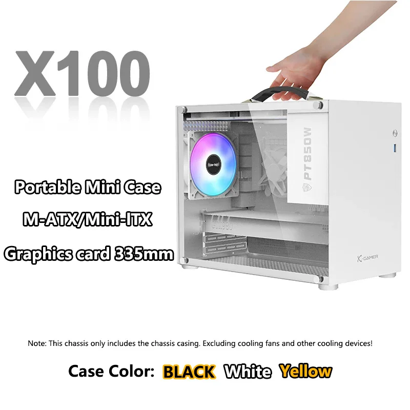 Power-Train-X100-M-ATX-Portable-PC-Case-MINI-ITX-Case-Desktop-Mini-Game ...