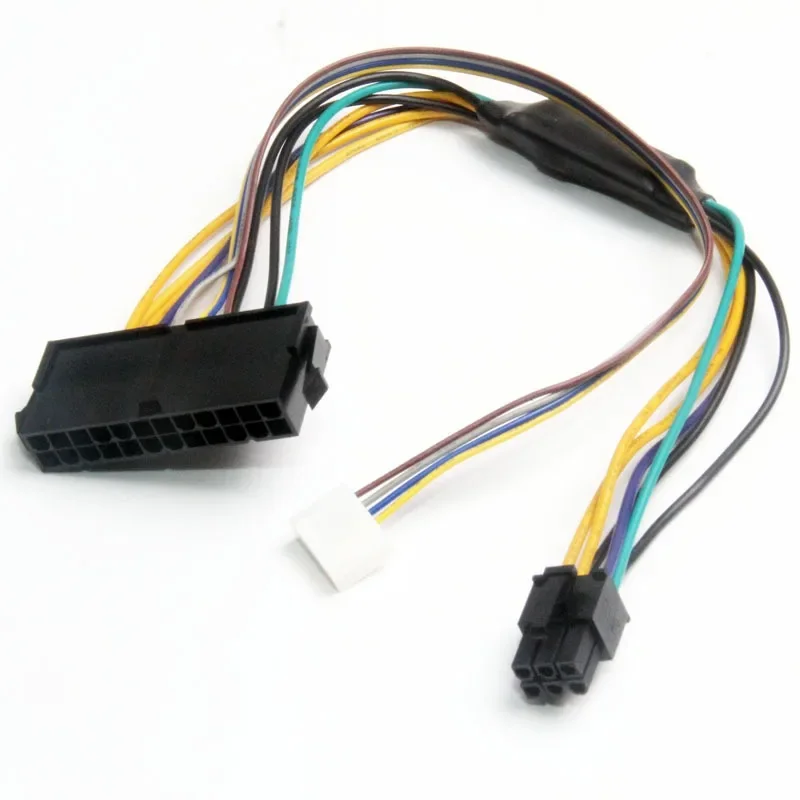 24Pin-ATX-Cable-To-2-Port-6Pin-Connector-Motherboard-Power-Supply ...