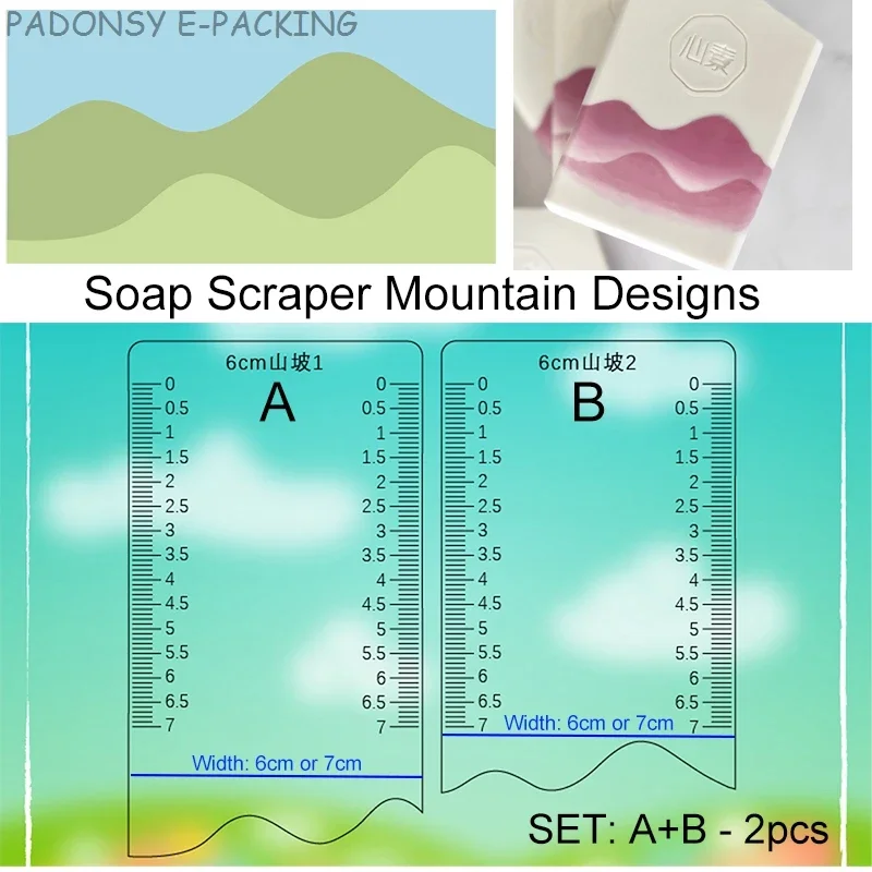 Handmade-Soap-Scraper-and-Shaping-Tool-Mountain-Shape-Scrapers-Shaping ...