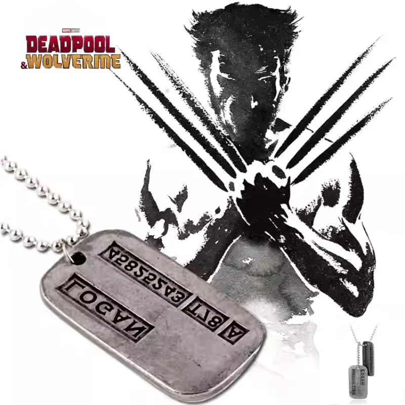 Marvel-Deadpool-Wolverine-Collar-con-personalidad-creativa-Logan-Hang ...