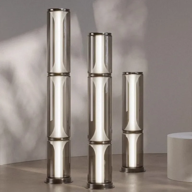 Nordic Glass Floor Lamp Minimalism Living Room Exhibition Hall Decor ...