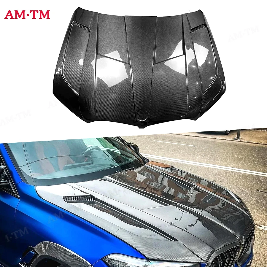 Carbon Fiber Hood For BMW X5 G05 X6 G06 X5M F95 X6M F96 engine cover ...