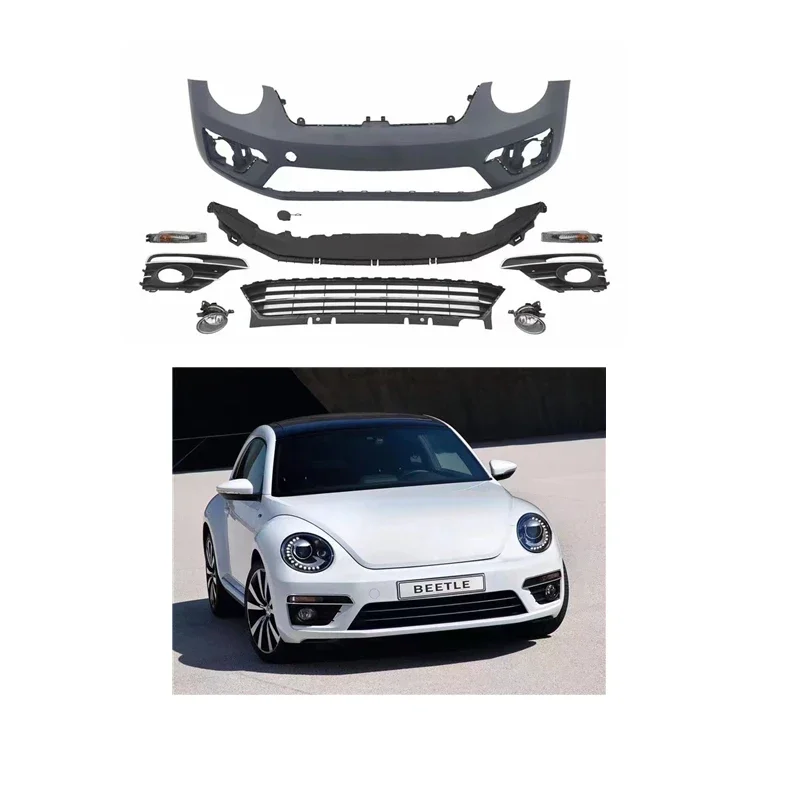 Beetle-Accessories-Front-Bumper-Body-Kit-for-Beetle-Facelift-R-line-VW ...