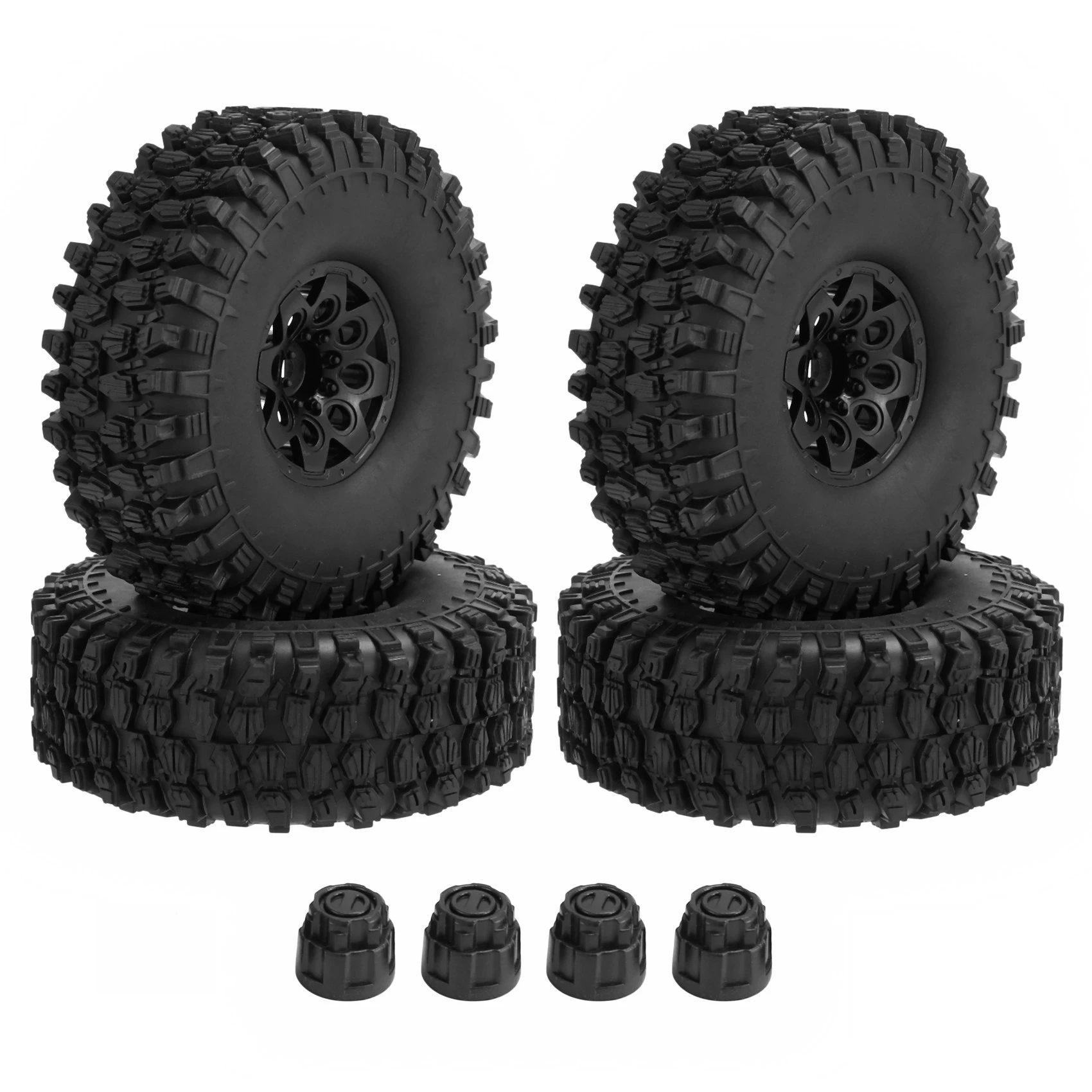 4PCS-120mm-1-9-Beadlock-Wheel-Rim-Tire-Set-for-1-10-RC-Crawler-Car ...
