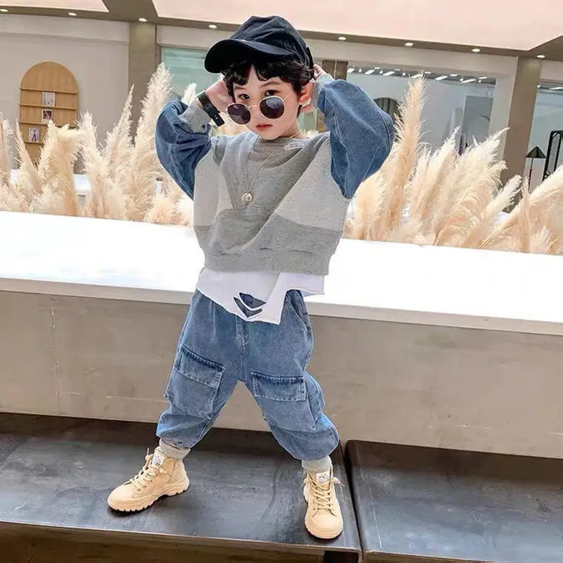 New-Spring-Autumn-Kids-Clothes-2-8-Yrs-Boys-Fashion-Clothing-Sets ...