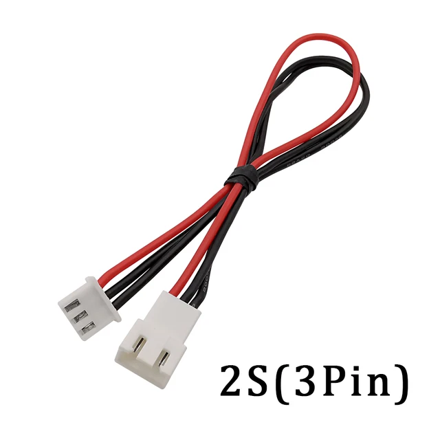 5Pc 20CM JST XH2.54mm LiPo Battery Balance Charger Plug Extension Cord ...