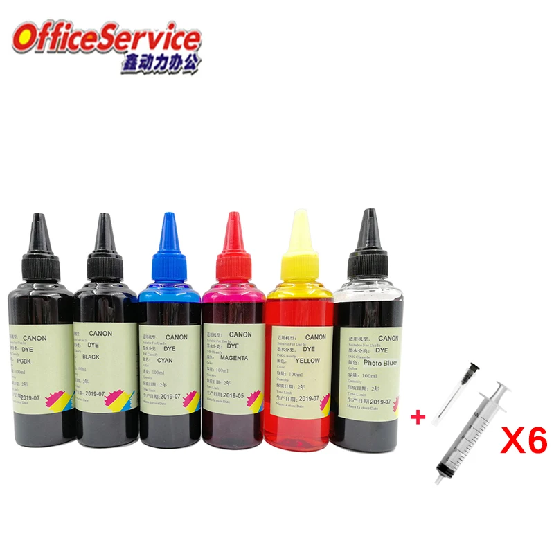 100ML-Universa-Refill-Dye-ink-kit-for-Canon-TS702-TR7520-TS704-TR7540 ...