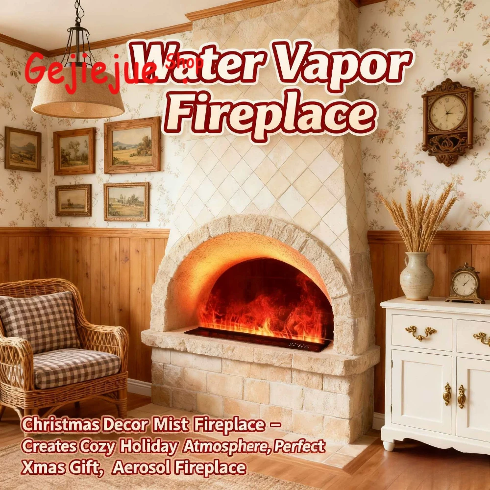 Smart Home Control 3D Atomized Fireplace,Designer Water Vapor Fireplace ...