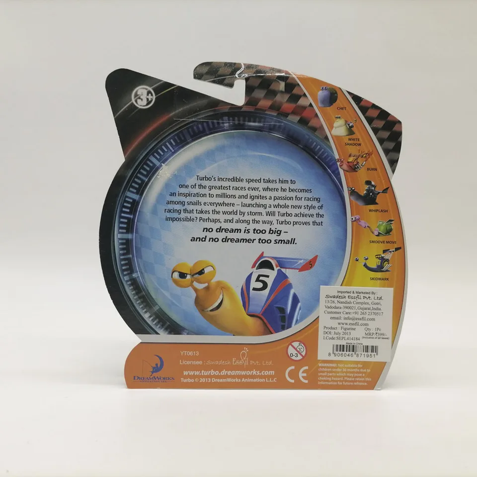 Brinquedo Turbo Caracol Dreamworks