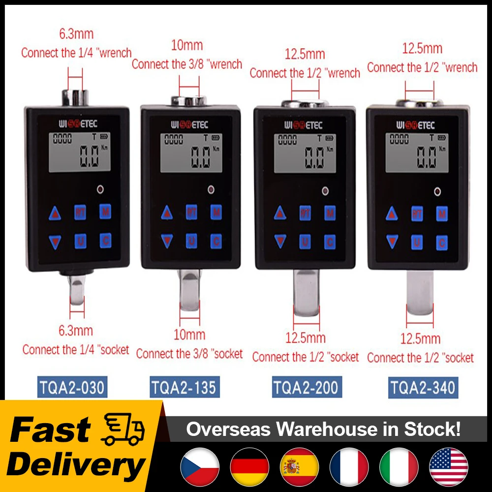 3/8"1/4"1/2" High Accuracy Digital Torque Wrench Electronic Digital ...
