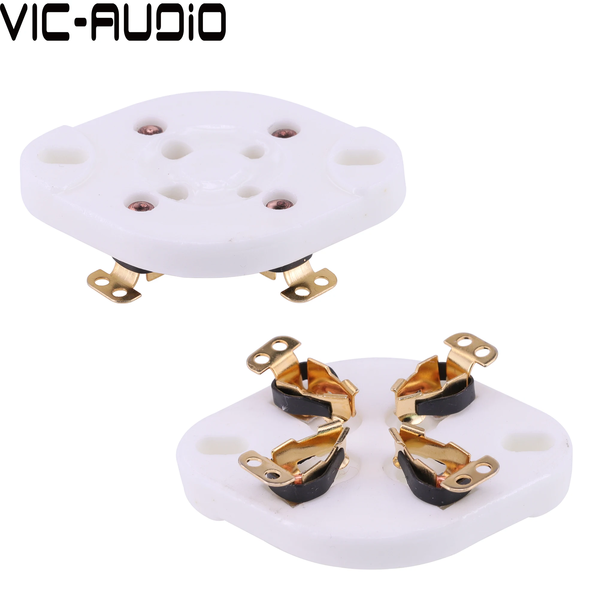 1PC-4pin-U4A-Ceramic-Tube-Socket-for-274A-5U4G-300B-2A3-811-572B-45-71A ...