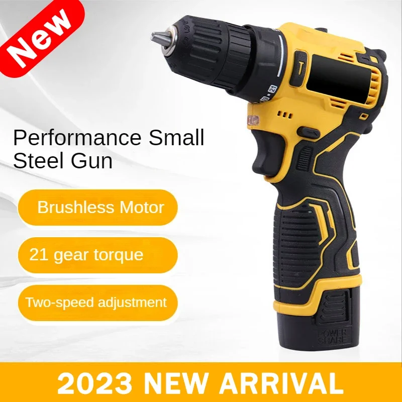 18V-Brushless-Electric-Impact-Wrench-Drill-3000rpm-Cordless-Driller ...