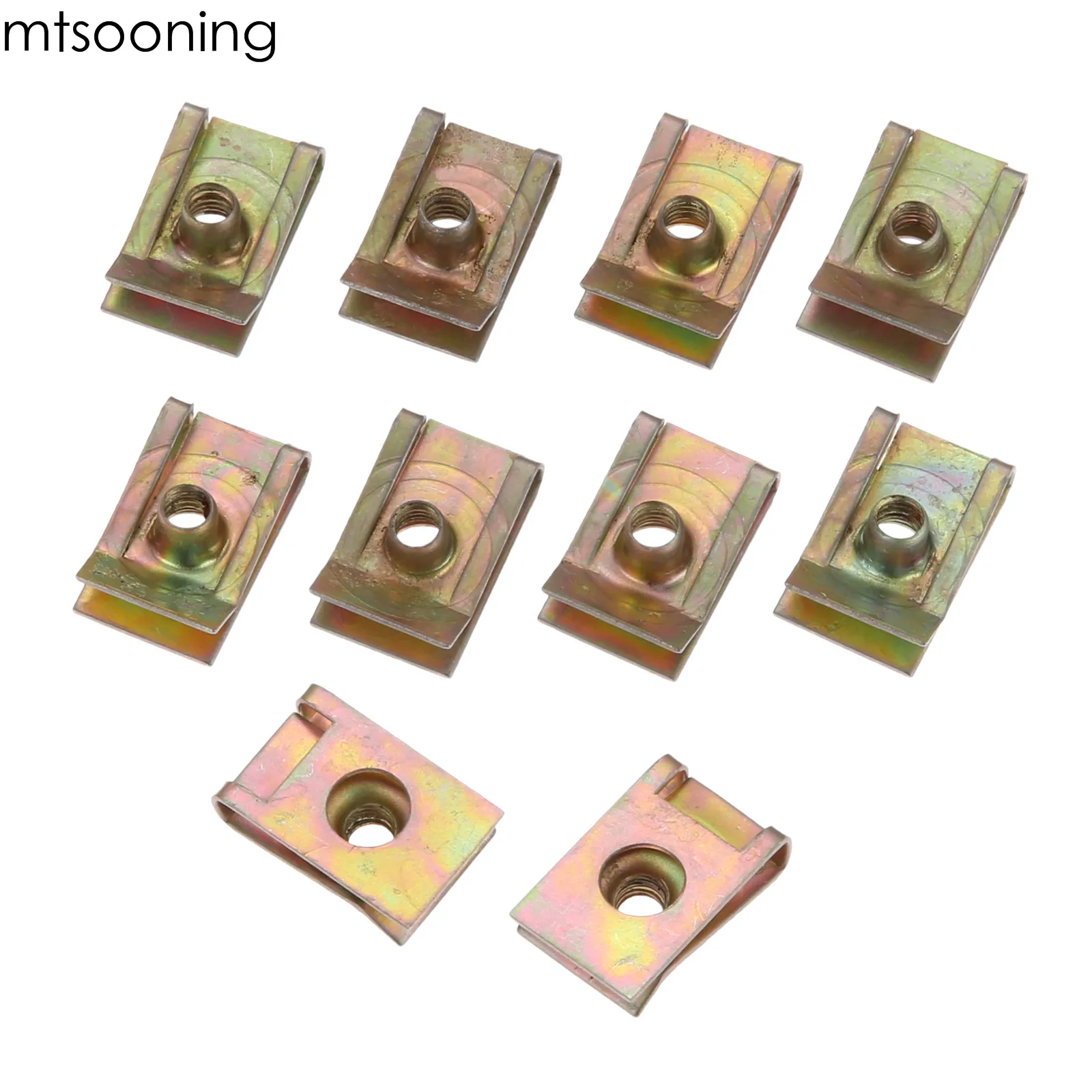 Mtsooning 10pcs M5 5mm Tread Panel Spire Nut Fairing Clip Fastener ...