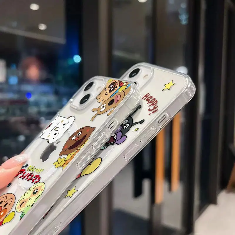 Funny Anime Anpanmans Magsafe Magnetic Phone Case for iPhone 16 15 14 ...