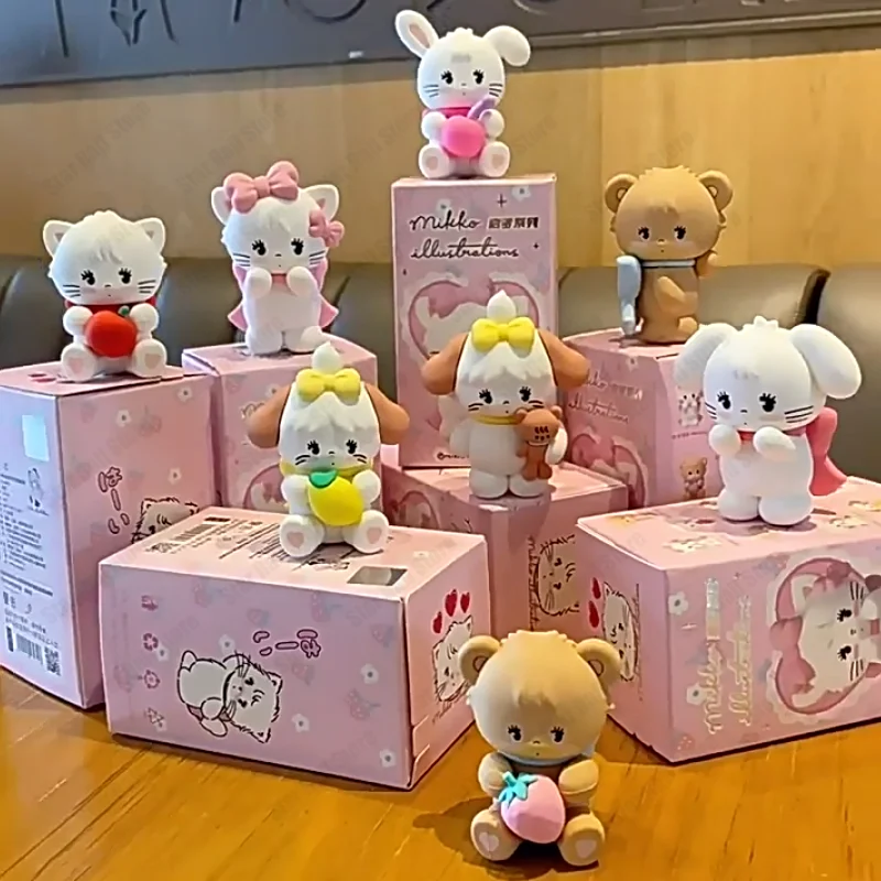 Mikko Blind Box Qimeng Series Anime Figures Kawaii Cartoon Creative ...
