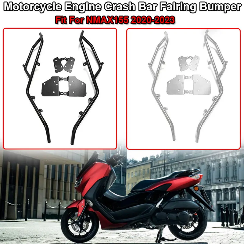 Fit-For-YAMAHA-NMAX155-NMAX-155-2020-23-Motorcycle-Highway-Engine-Guard ...