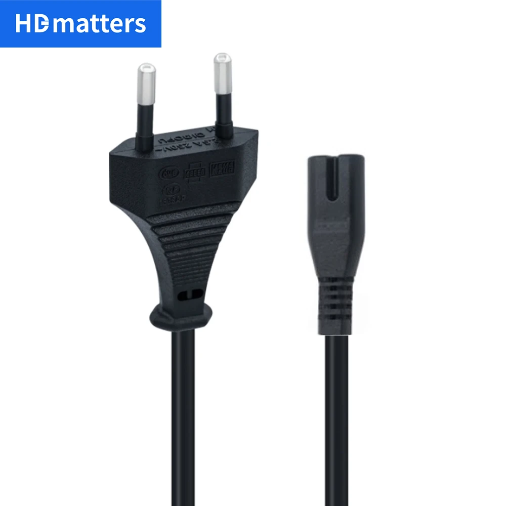 C7 Power Cable European Plug | Power Cable Eu 2 Pines | C7 European 2 ...