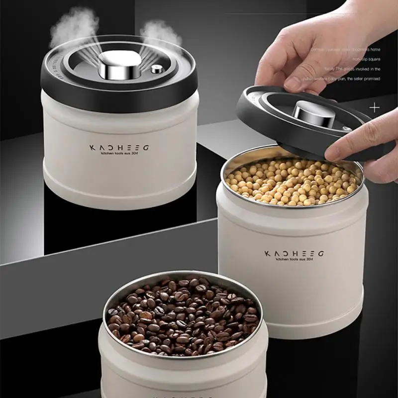 Stainless-Steel-Airtight-Coffee-Container-Storage-Canister-Coffee-Bean ...