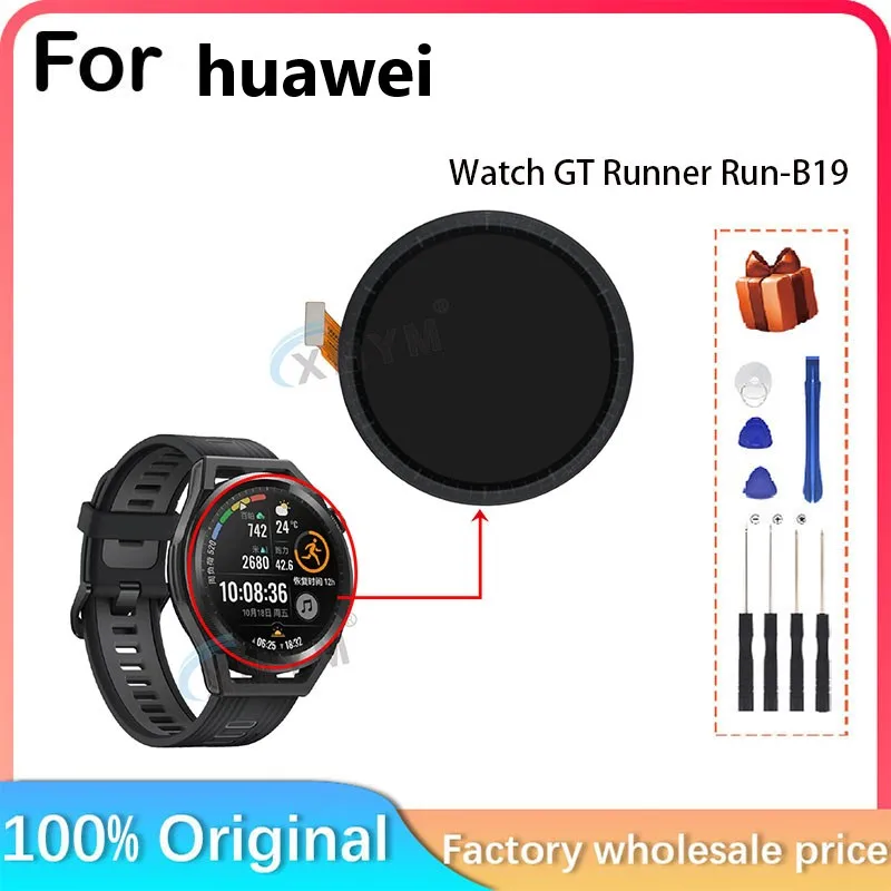 For-Huawei-WATCH-GT-Runner-RUN-B19-Display-Touch-Screen-For-Huawei ...
