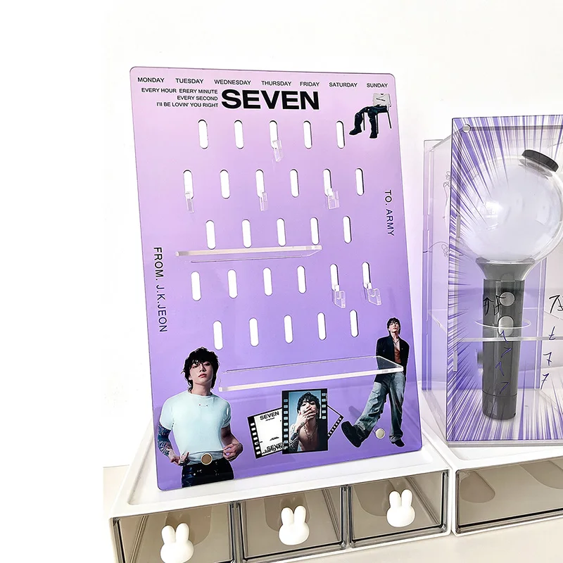 Acrylic-Kpop-Photo-Figures-Storage-Stander-Display-Stand-Album-SEVEN ...