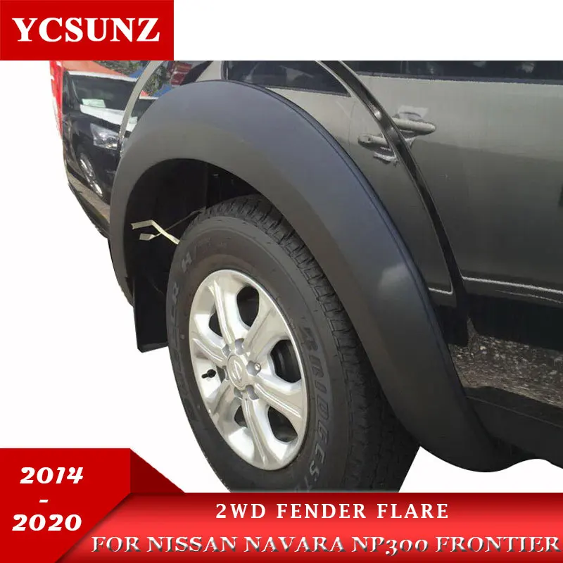 Wheel-Arch-Mudguards-Fender-Flares-For-Nissan-Navara-NP300-2WD-2014 ...