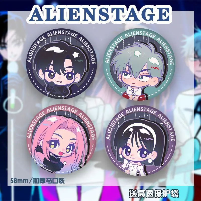 alien-stage-brooch-anime-charms-chain-for-pants-Acrylic-womans-pins ...