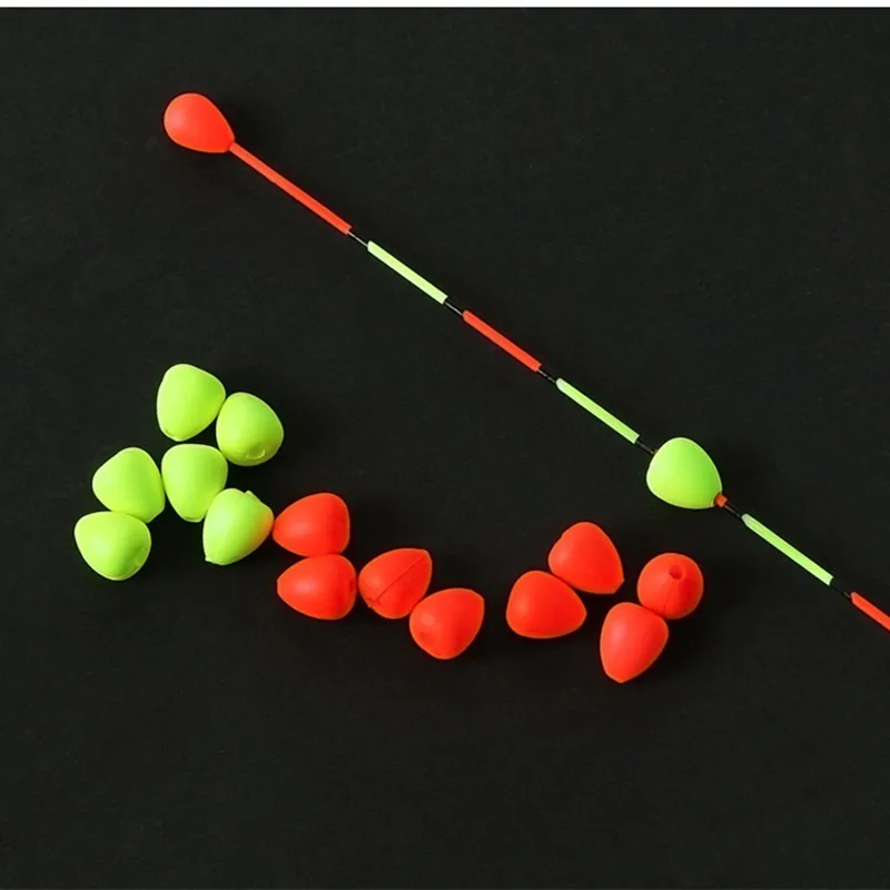 20-100Pcs-Fishing-Float-Tip-Tail-Eye-Catching-Beans-Bobber-Indicator ...