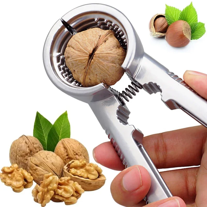 Portable Nut Crackers Metal Heavy Duty Walnut Cracker Opener Walnut ...