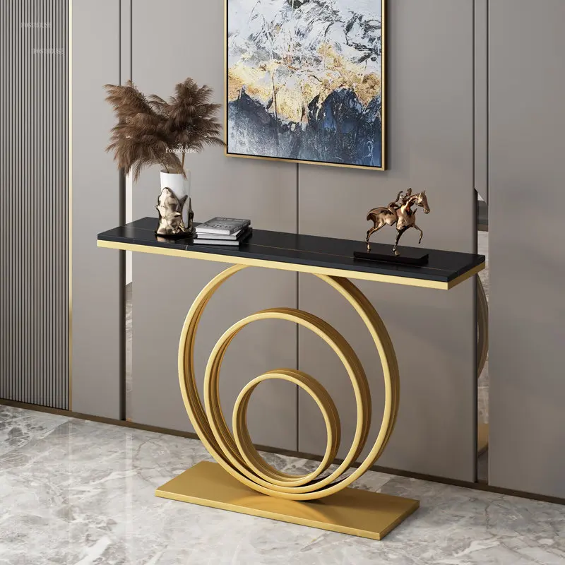 Tables-Console-de-Luxe-L-g-res-Meubles-d-Entr-e-Modernes-Simples ...